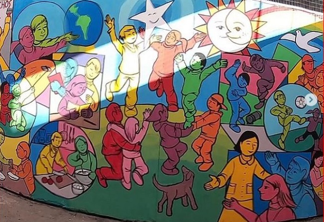 Mural Por La Conmemoración De Los Derechos Humanos Fundación Súmate